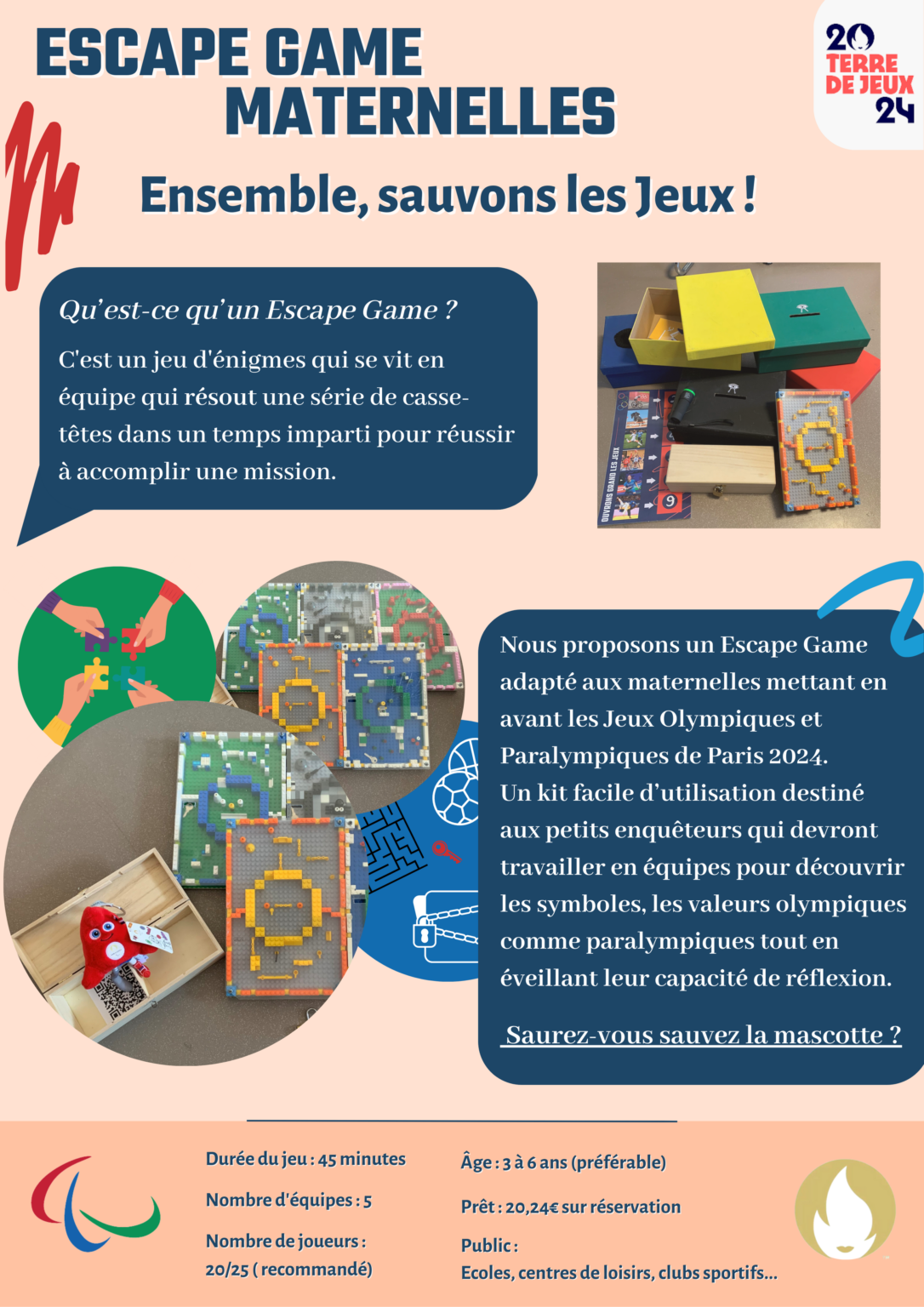 Escape Game Olympiques - CDOS 72